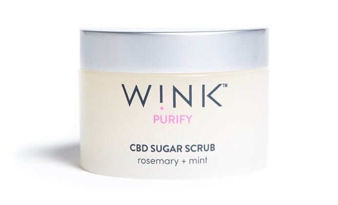 CBD Body Scrub-Cane Sugar | Rejuvenates Skin | WINK Wellness
